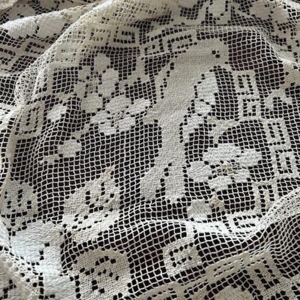 Filet Lace Linens - Etsy