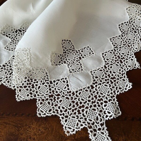 Irish Linen Tablecloth - Etsy