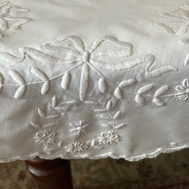 Hand Embroidered Linen - Etsy