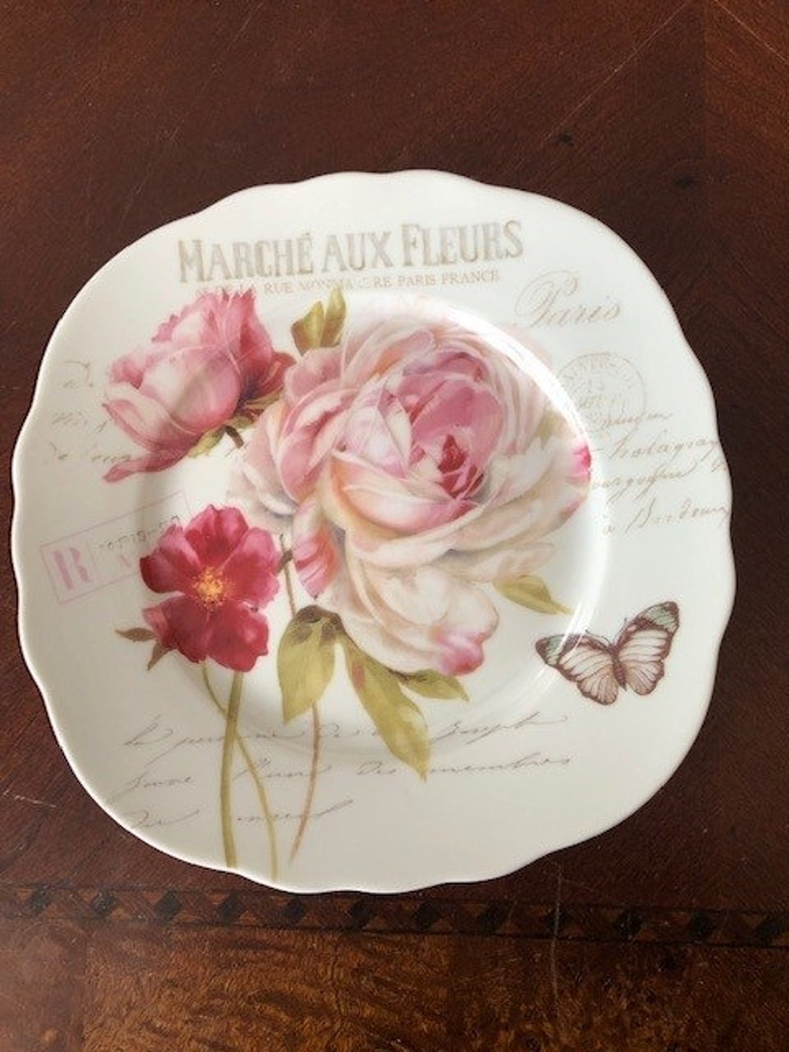 RARE FIND 3 Beautiful 8 Plates by Nostalgie Lisa Audit Easy Life Design ...