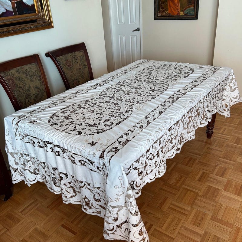 Handmade Madeira Tablecloth - Etsy