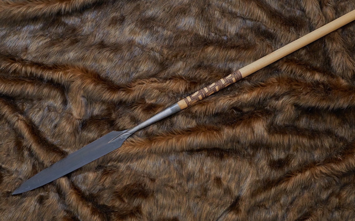 Viking Long Hewing Spear With tyr Pattern Celtic - Etsy