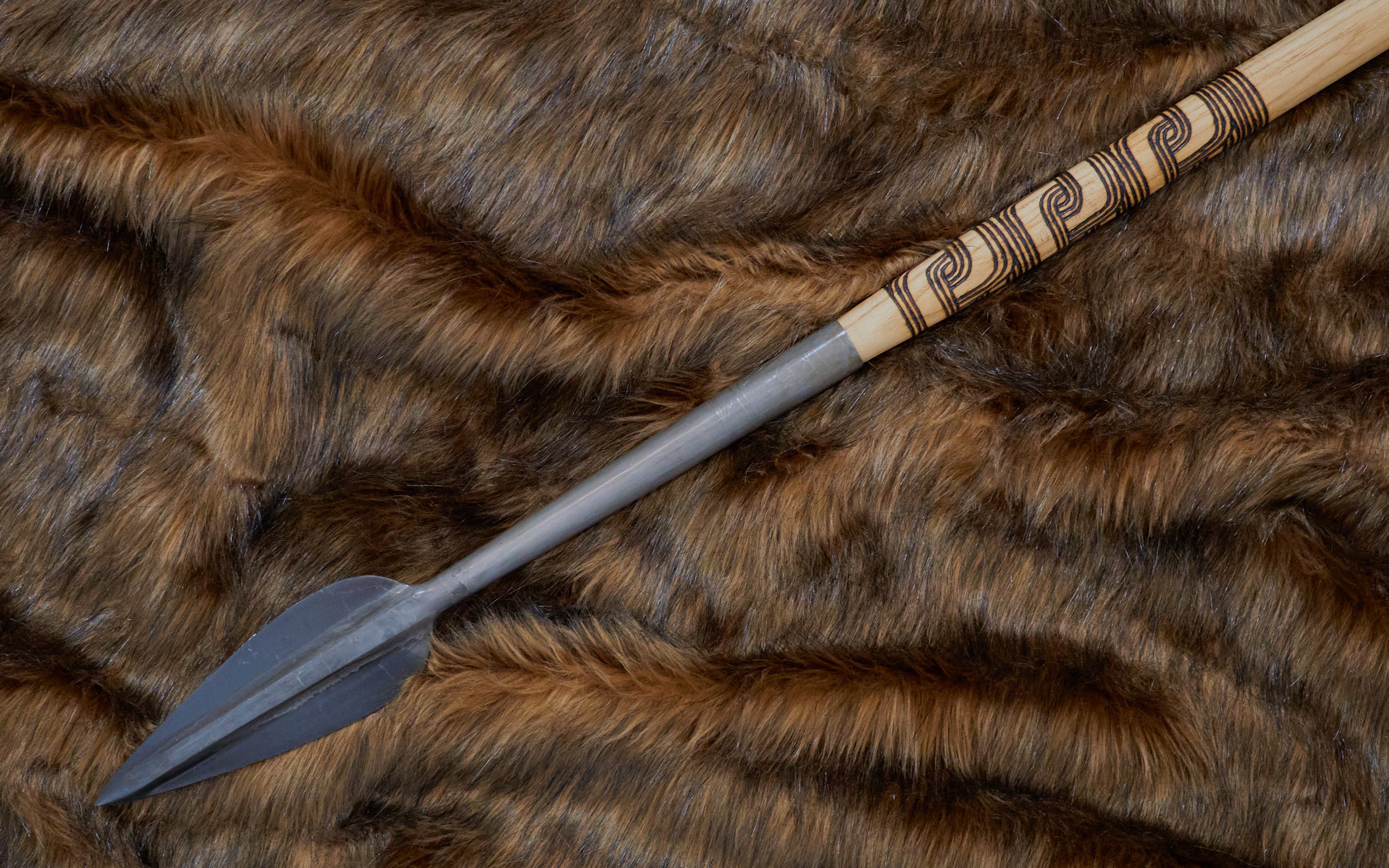 Viking Leaf Spear "tyr" Pattern Celtic Spear Reenactment Historical ...