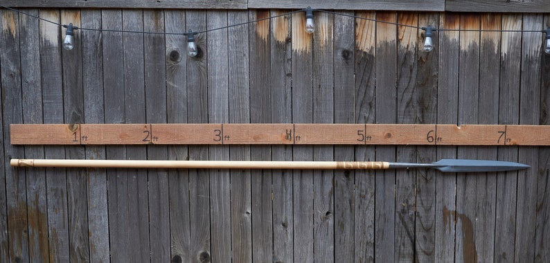 Viking Long Hewing Spear With "tyr" Pattern Celtic Reenactment ...