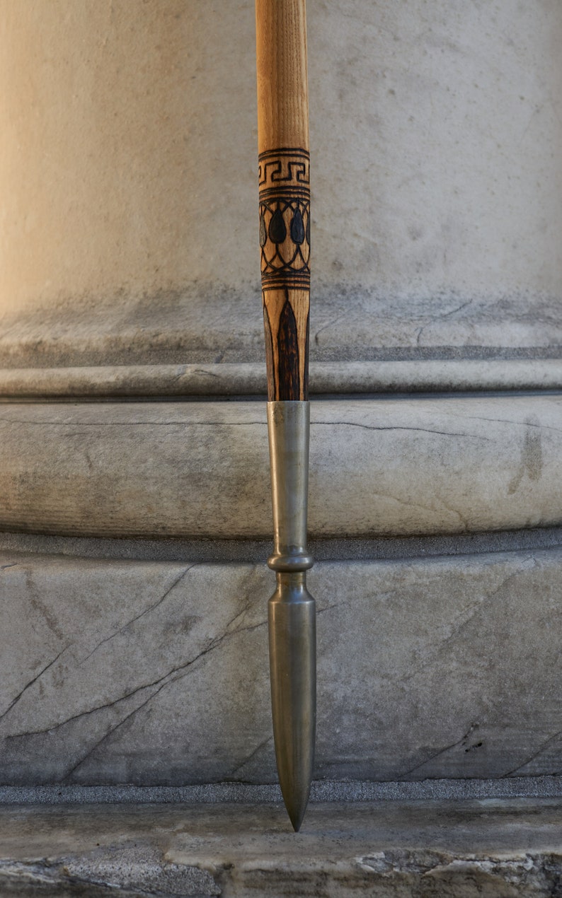 Greek Hoplite 'athena' Spear Spartan Dory Reenactment - Etsy