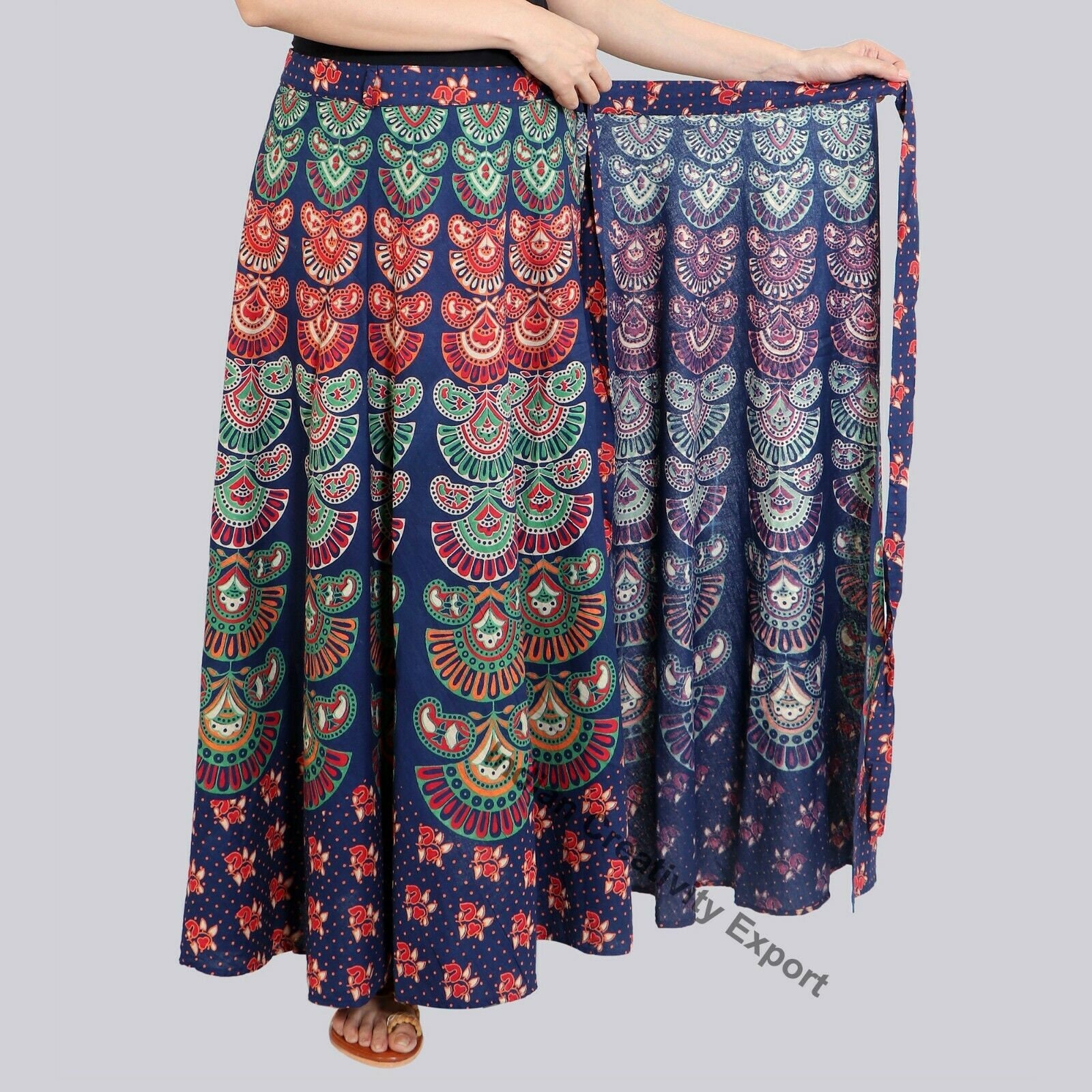 Indian Beautiful Boho Wrap Cotton Skirt for Women Hippie - Etsy