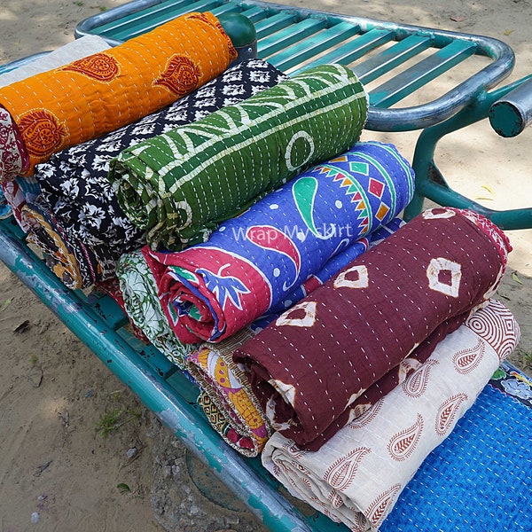 Kantha Fabric - Etsy