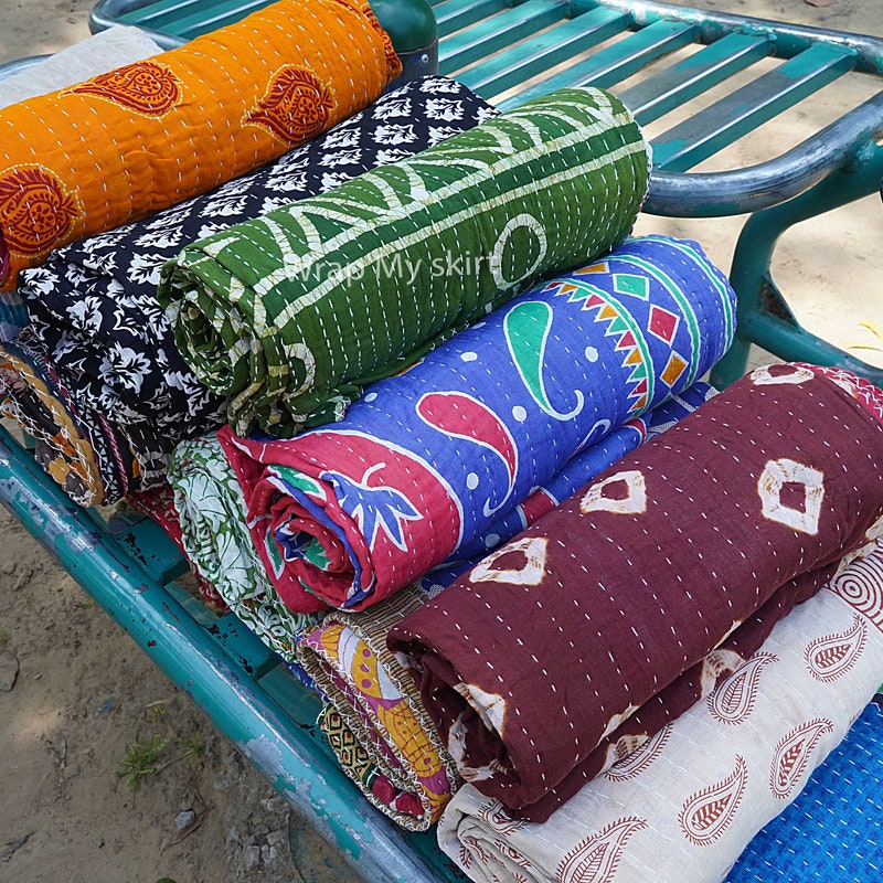 Kantha Tablecloth - Etsy