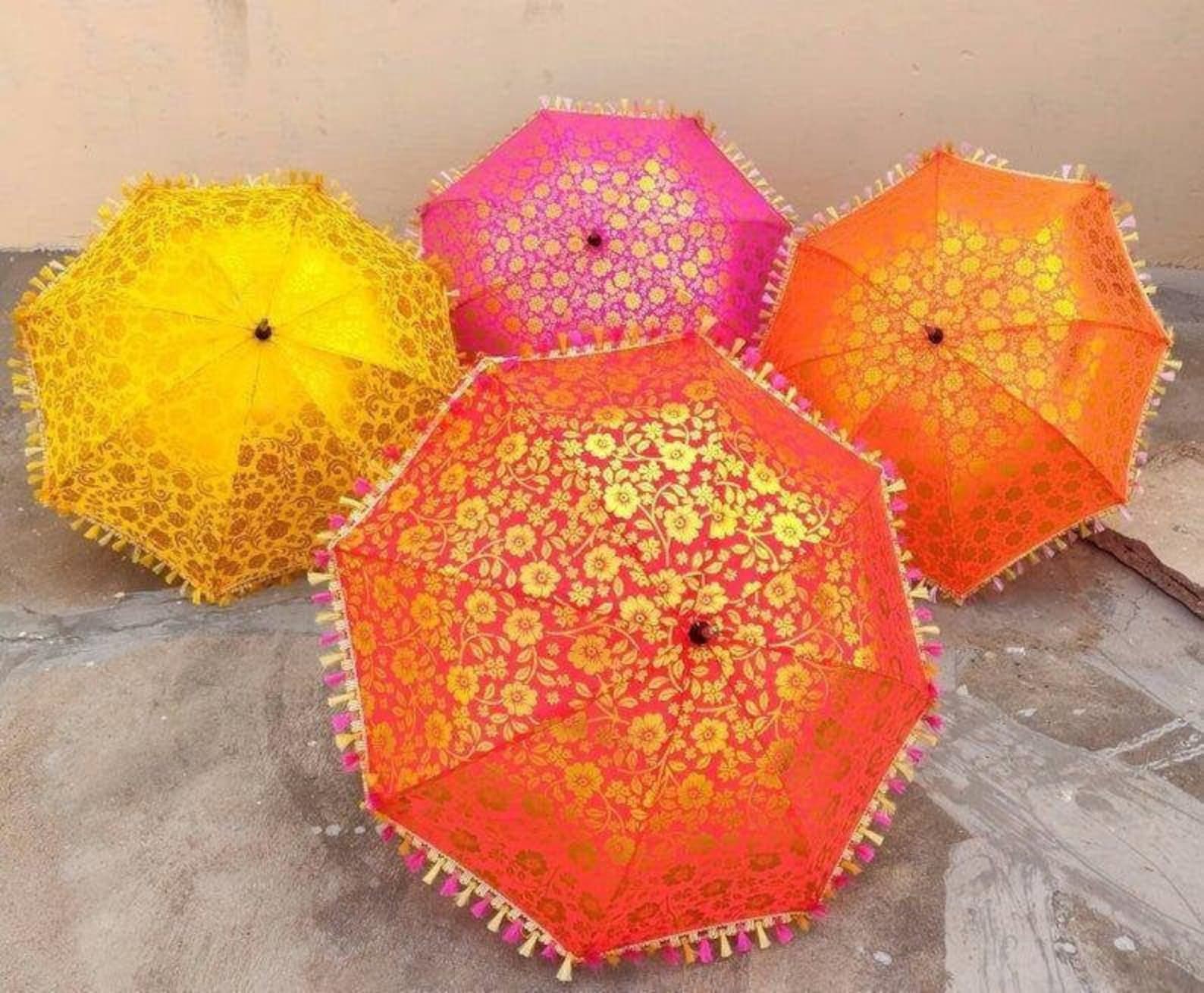 Indian Wedding Decoration Umbrellas Decor Umbrellas Mehndi - Etsy
