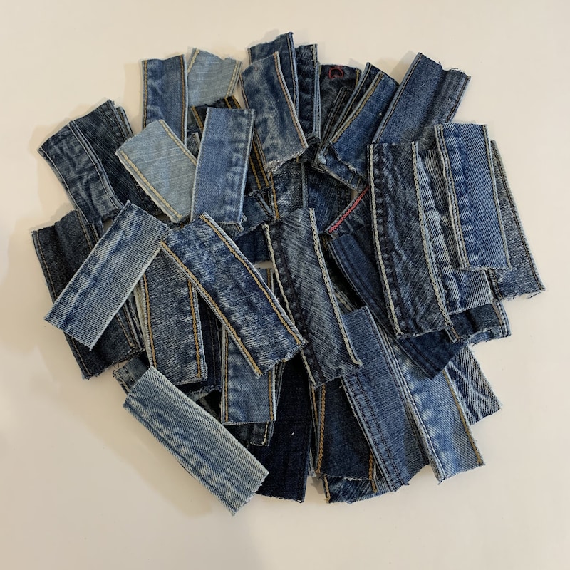 Recycled Denim Rug - Etsy
