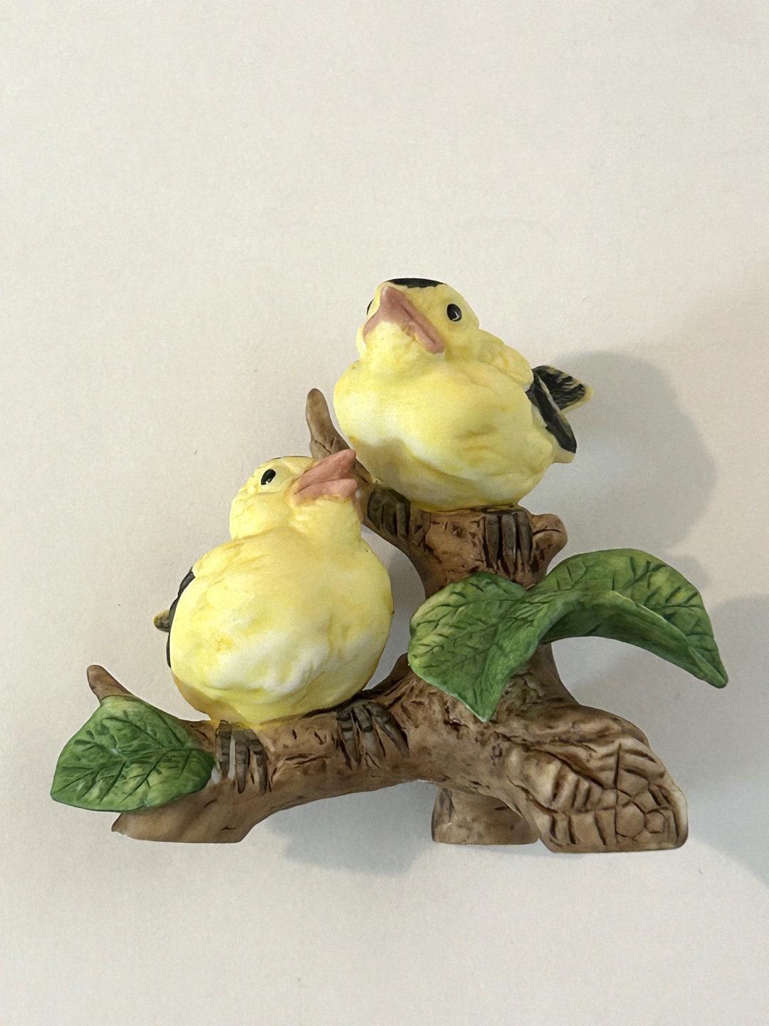 Lefton Goldfinch Figurine, Porcelain Figurine, Collectibles, Bird ...