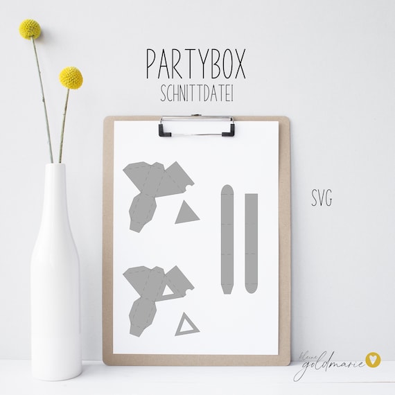 SVG Plotterdatei Party Box - Etsy