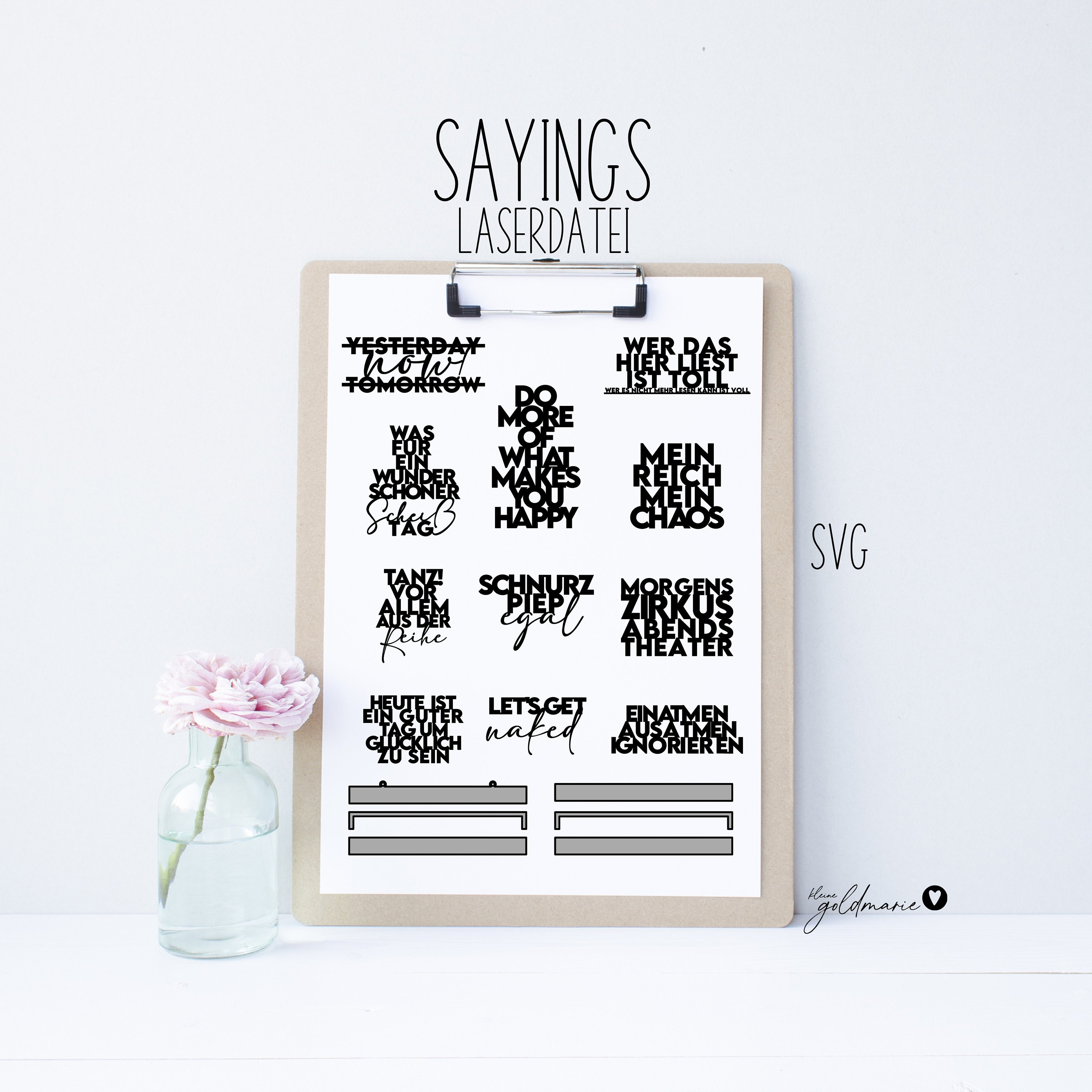 SVG Laser File "sayings" - Etsy