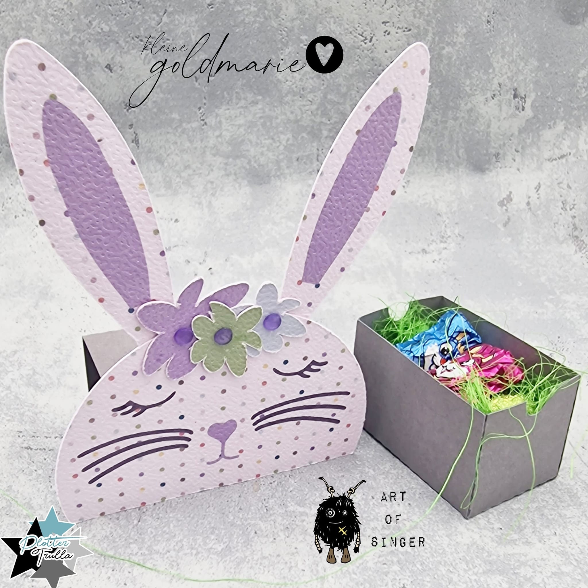 SVG Plotter File "bunny Box" - Etsy