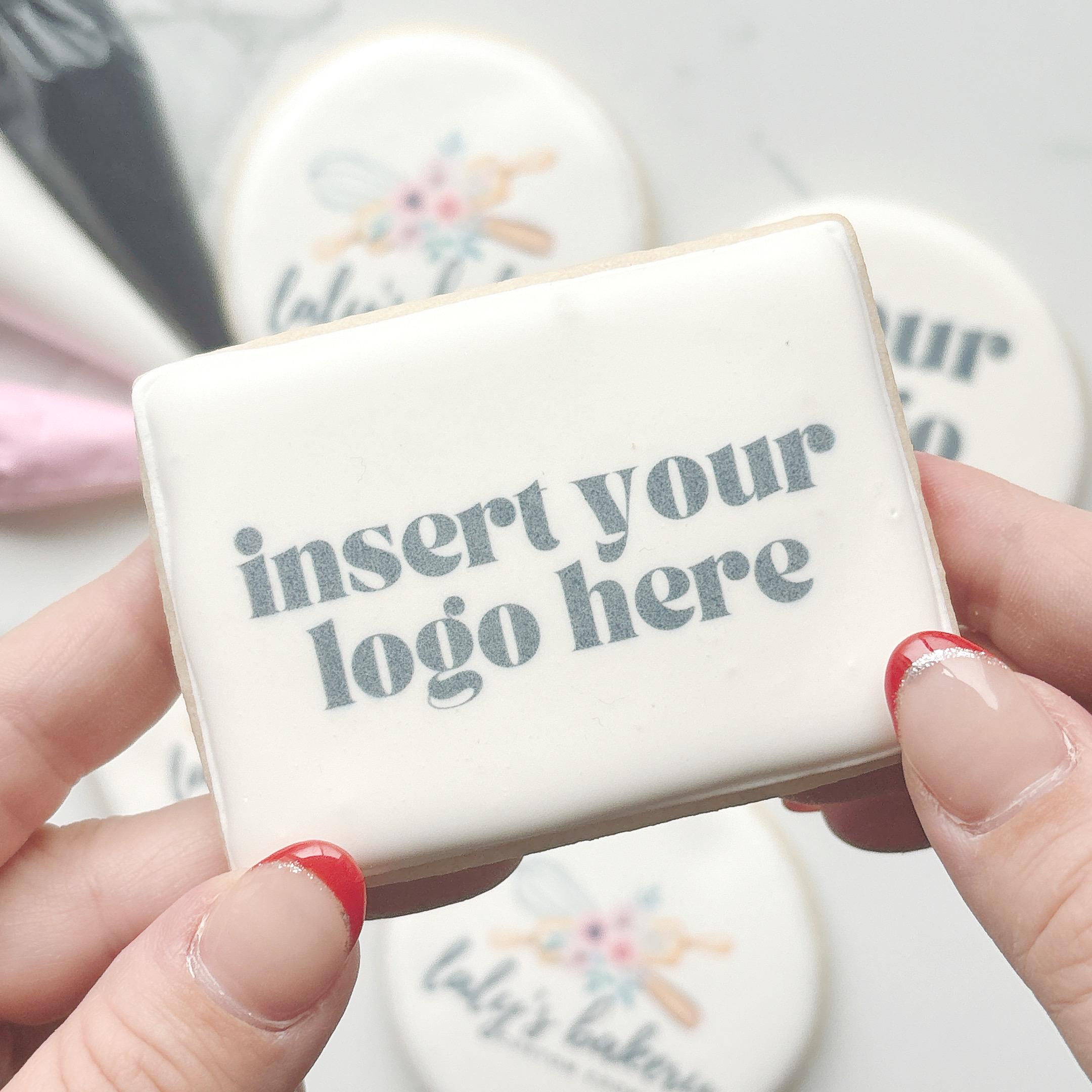 Custom Logo Sugar Cookies by the Dozen | Corporate Gift | Corporate ...