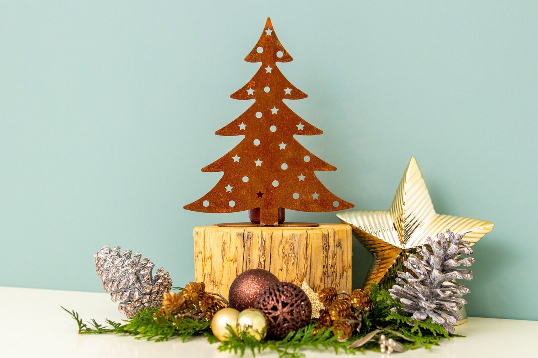 Metal Christmas Tree - Christmas Tree - Spring - Decoration - Patina ...