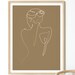 Abstract Body Line Art Print, Line Art Woman Print, Minimalist Neutral ...
