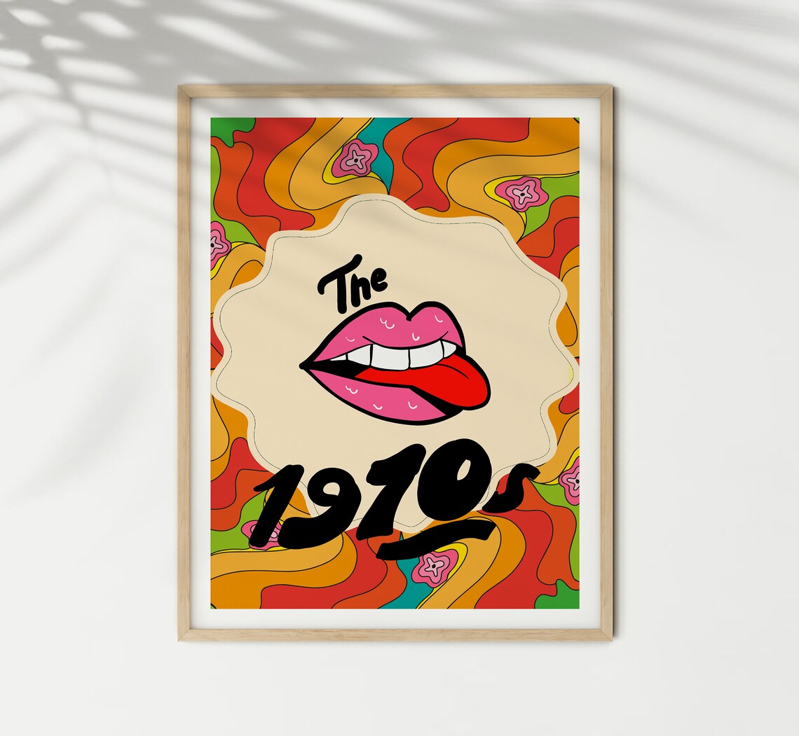 Preppy Room Decor 70s Decor 70s Home Decor Preppy Poster - Etsy
