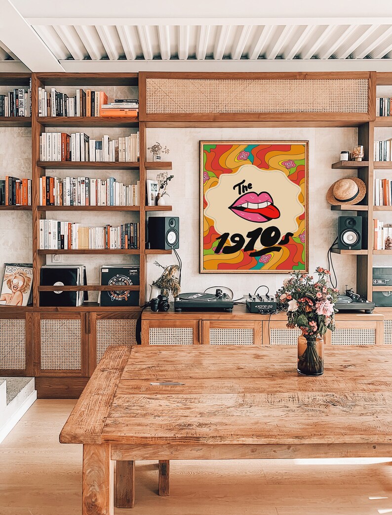 Preppy Room Decor 70s Decor 70s Home Decor Preppy Poster - Etsy