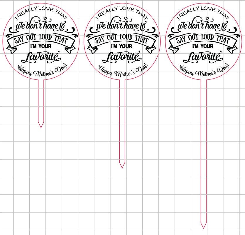 SVG Digital File | Plant Stake | Garden Stake | Flower Bouquet Stake ...