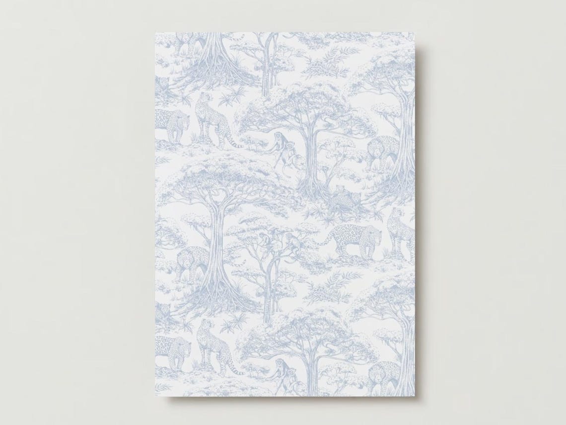 Editable Toile Baby Shower Invitation Template | Editable Canva ...