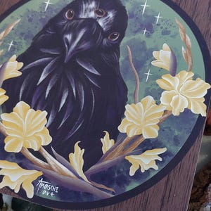 Third Eye Raven Print - Drawing Illustration Nature Cute Goth Horror ...