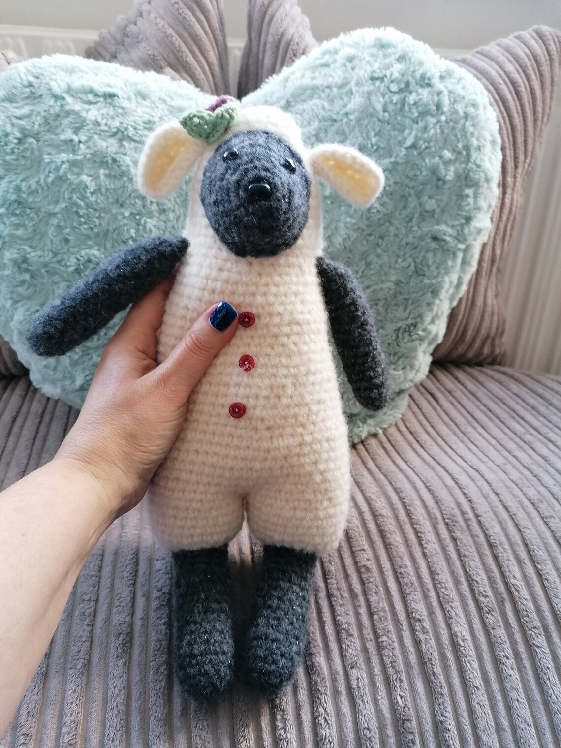 Beautiful Handmade Crocheted Sheep - Etsy