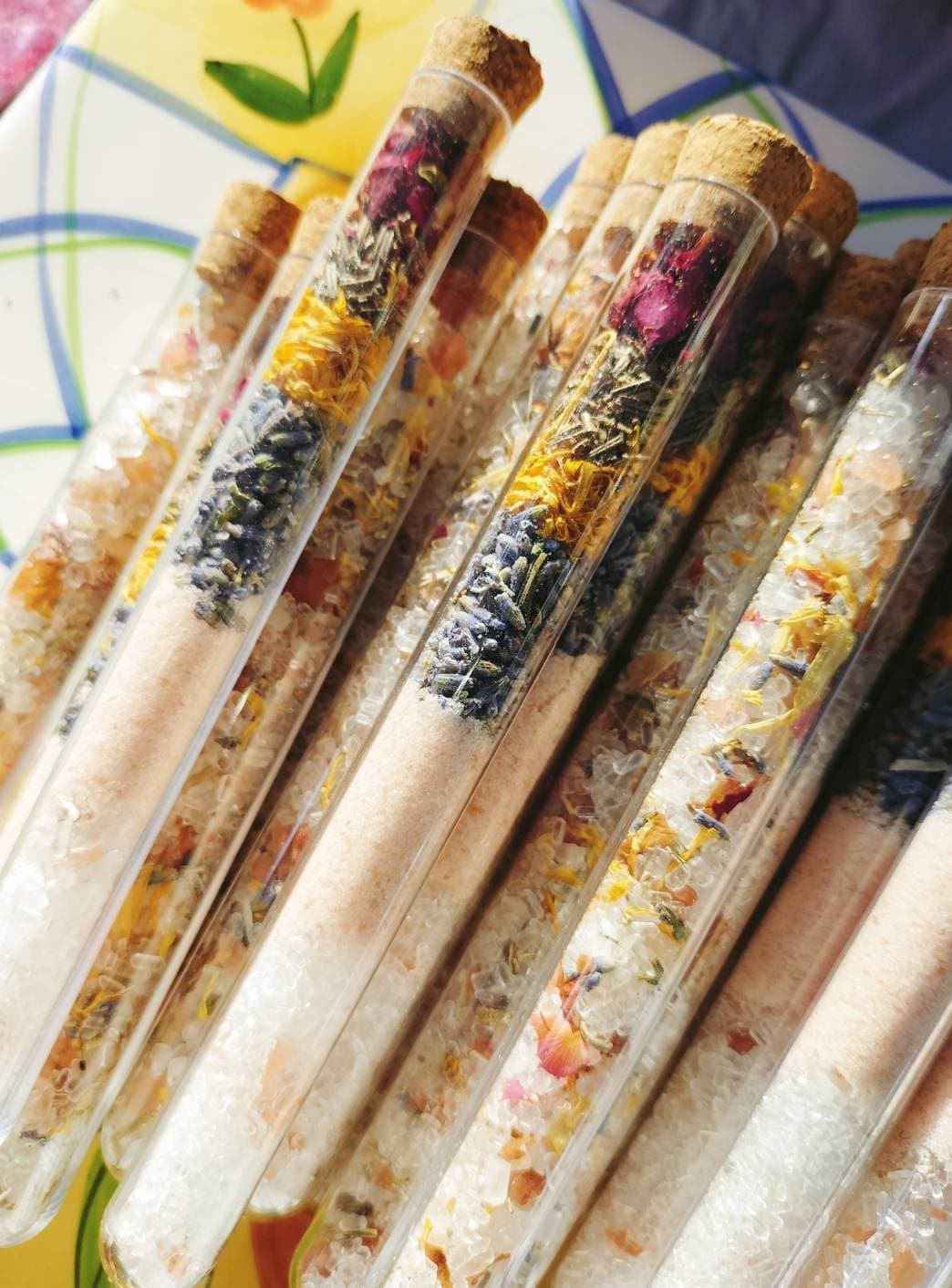 Organic Bath Salt Test Tubes, Self Care, Detoxifying Bath Salts. - Etsy ...