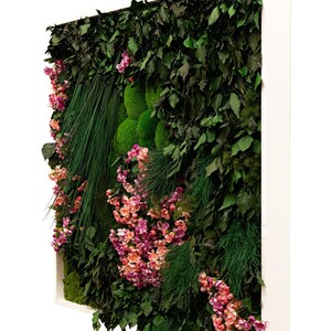 Preserved Moss Wall Skipper Pink Art by NATURALIST Biophilic Design ...
