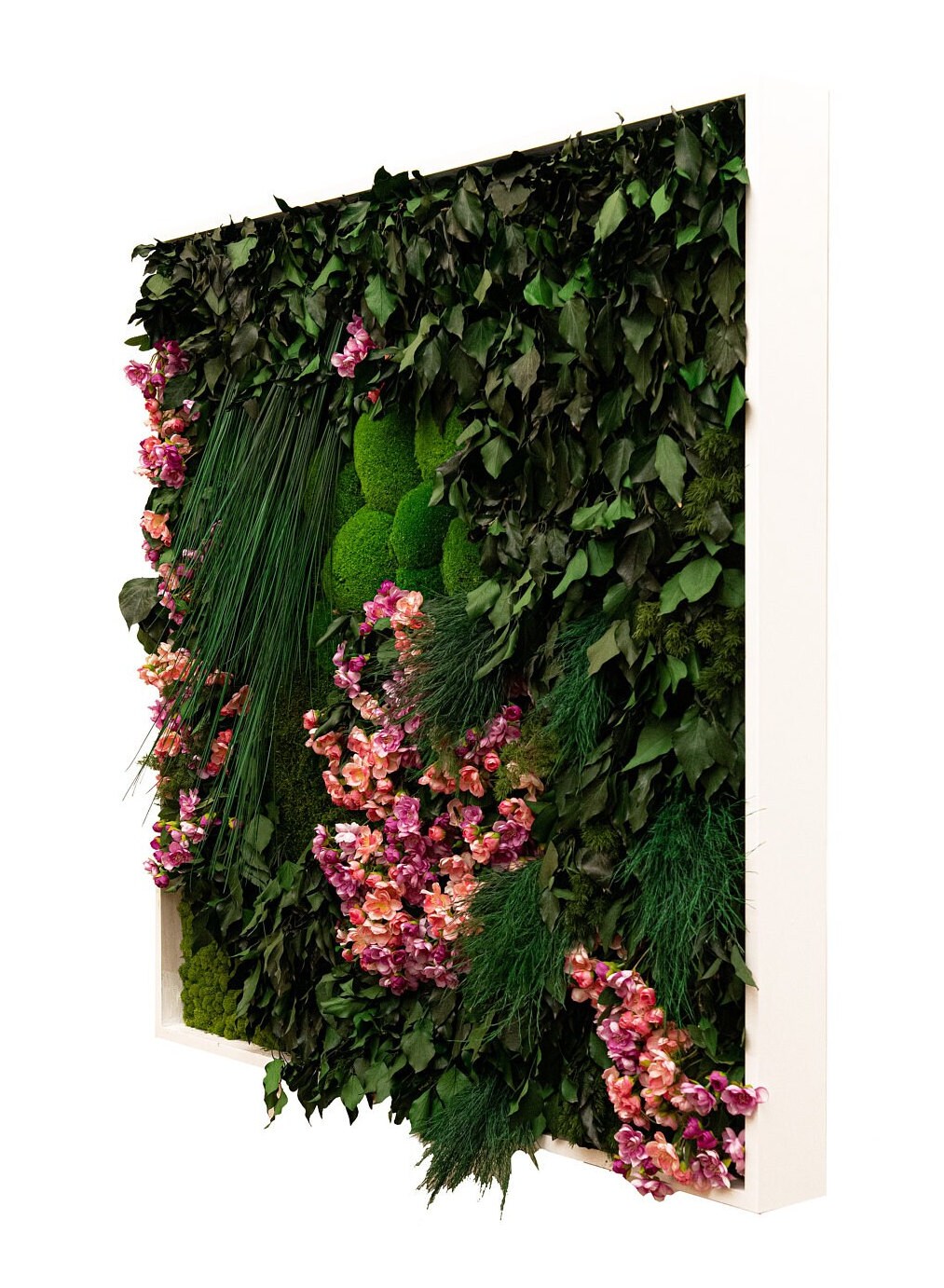 Preserved Moss Wall Skipper Pink Art by NATURALIST Biophilic Design ...