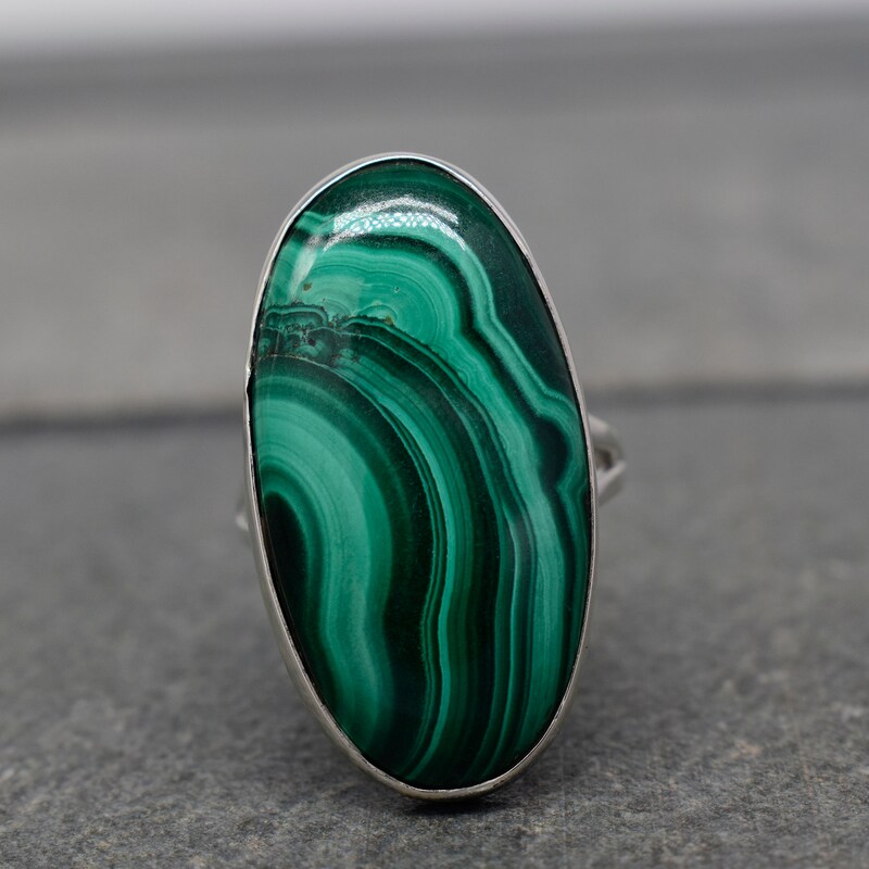 Malachite Jewelry - Etsy