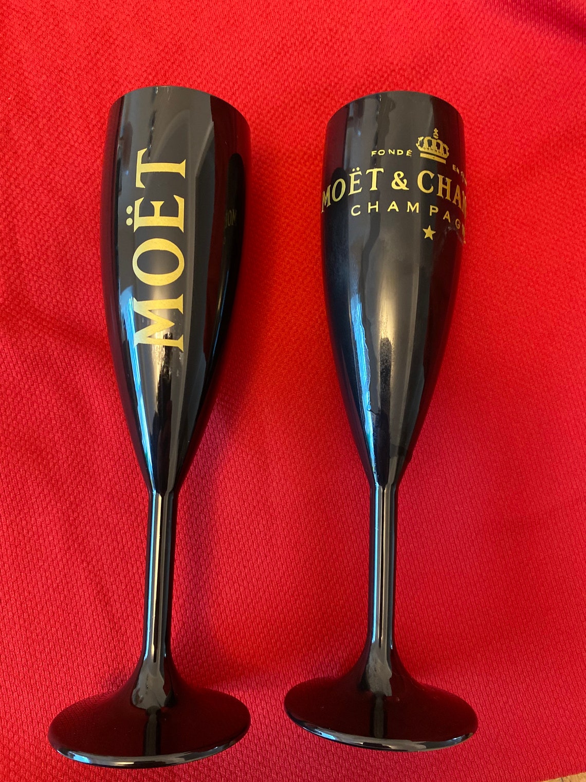 Moët and Chandon Glasses X 2 - Etsy