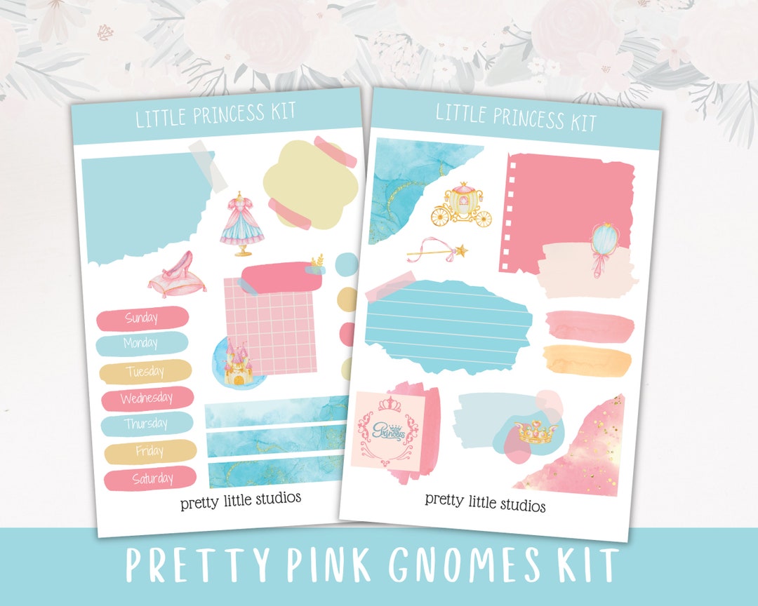 Little Princess Journaling Sticker Kit - Bullet Journal Sticker Kit ...