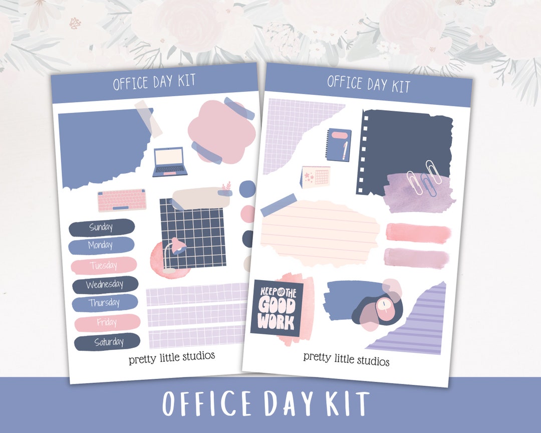 Office Day Journaling Sticker Kit Bullet Journal Sticker Kit Planner ...