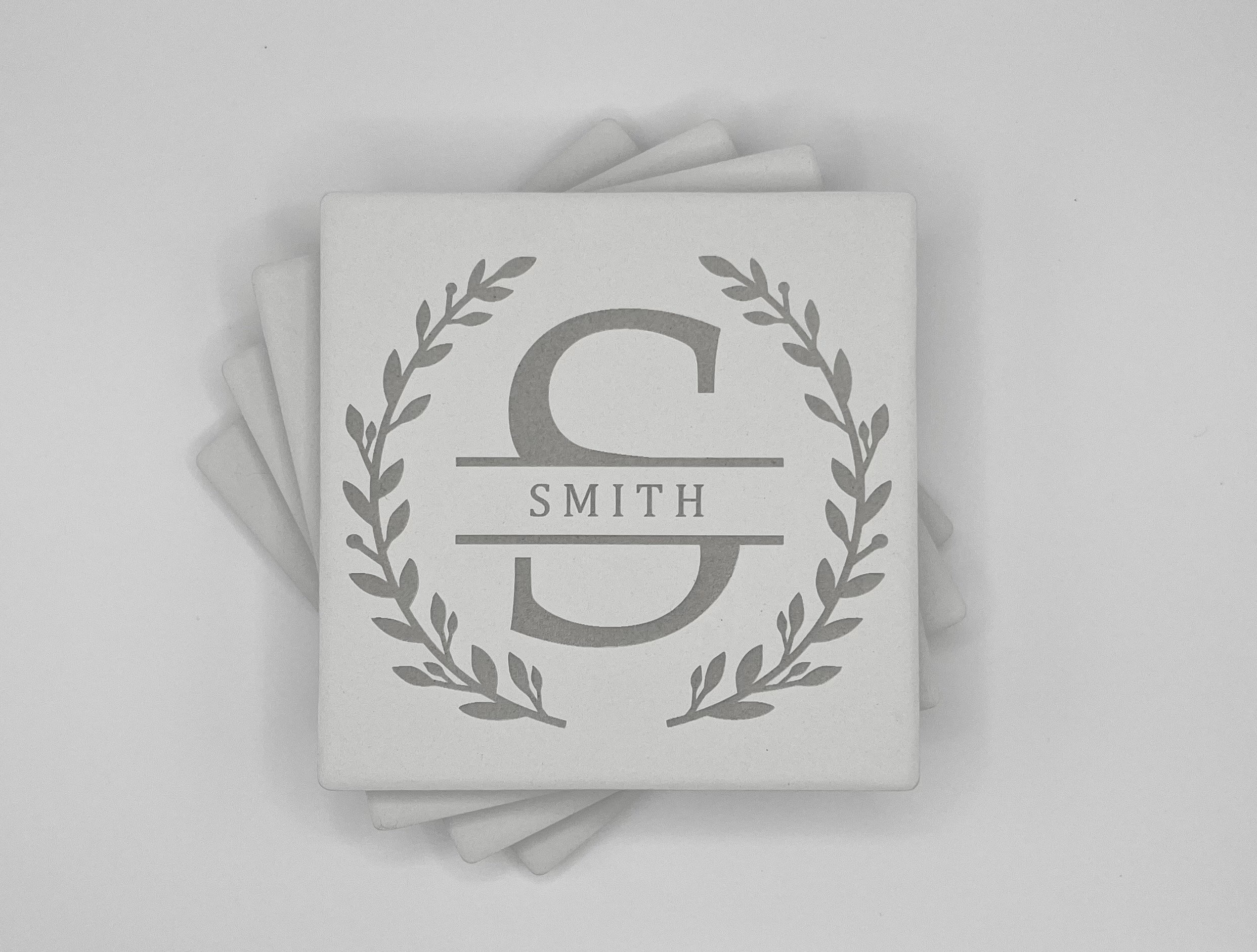Personalized Ceramic Coasters- Set of 4 - Etsy
