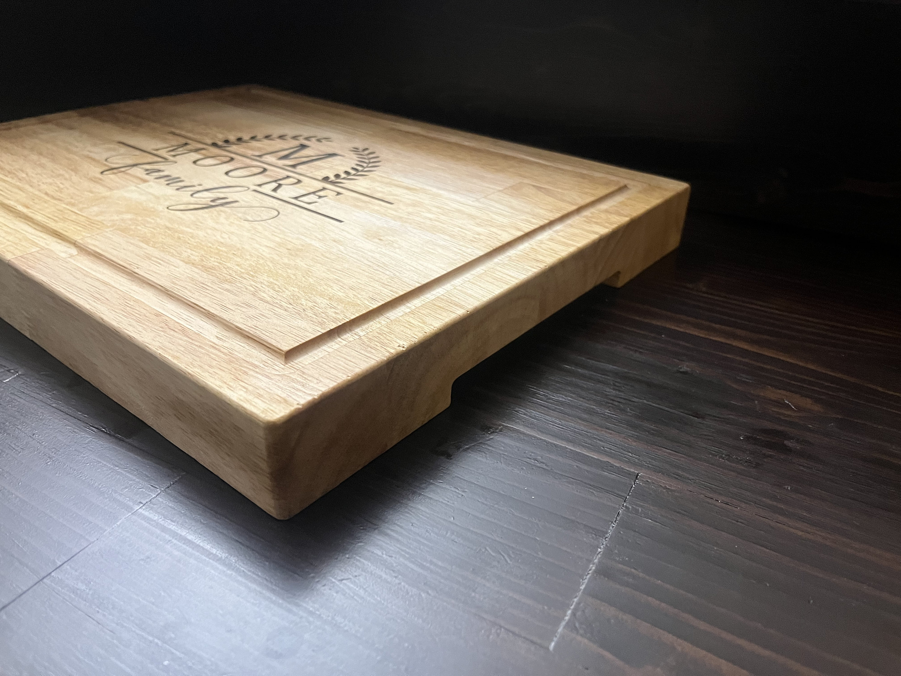 Engraved Butcher Block With Handles - Etsy