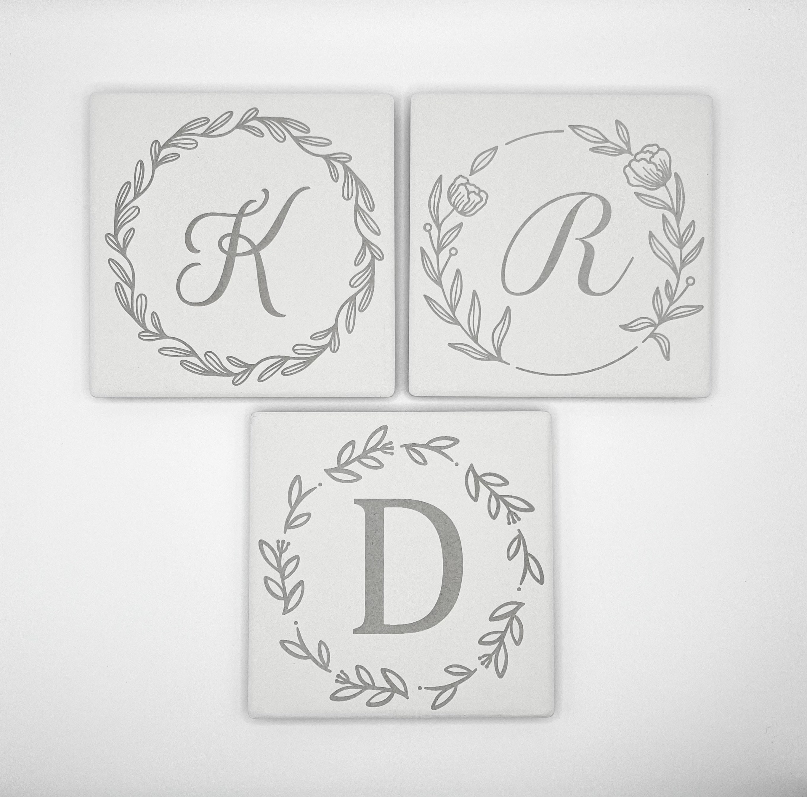 Personalized Ceramic Coasters- Set of 4 - Etsy