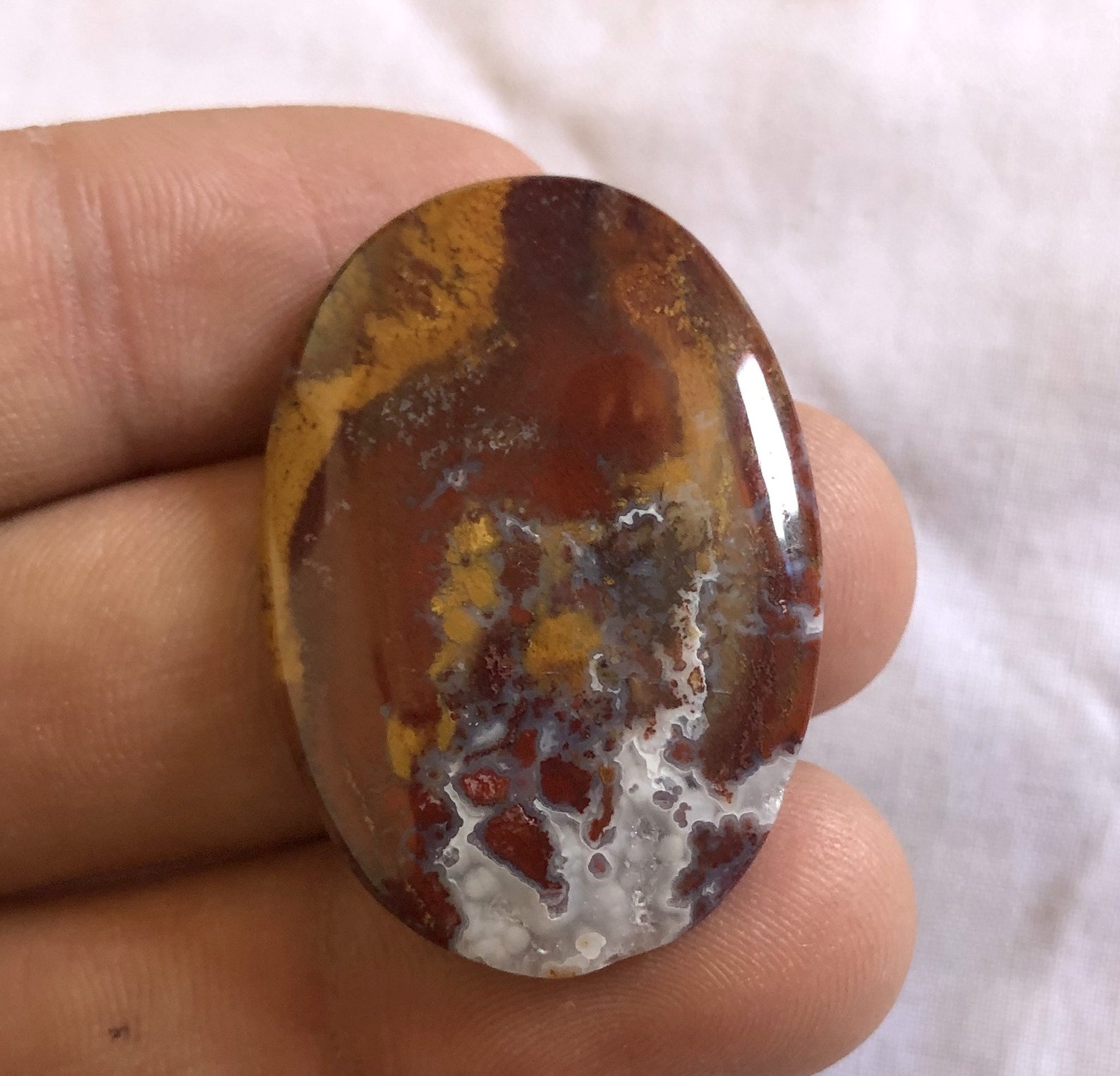 Natural African Red Jasper Gemstone 38x26x5mm African Red | Etsy