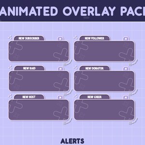 Animated Twitch Purple Overlay Windows 98 Stream Package - Etsy