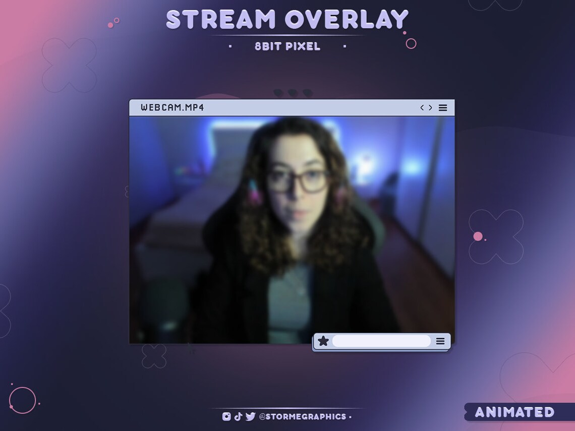 Animated 8bit Pixel Overlay Computer Stream Package - Etsy