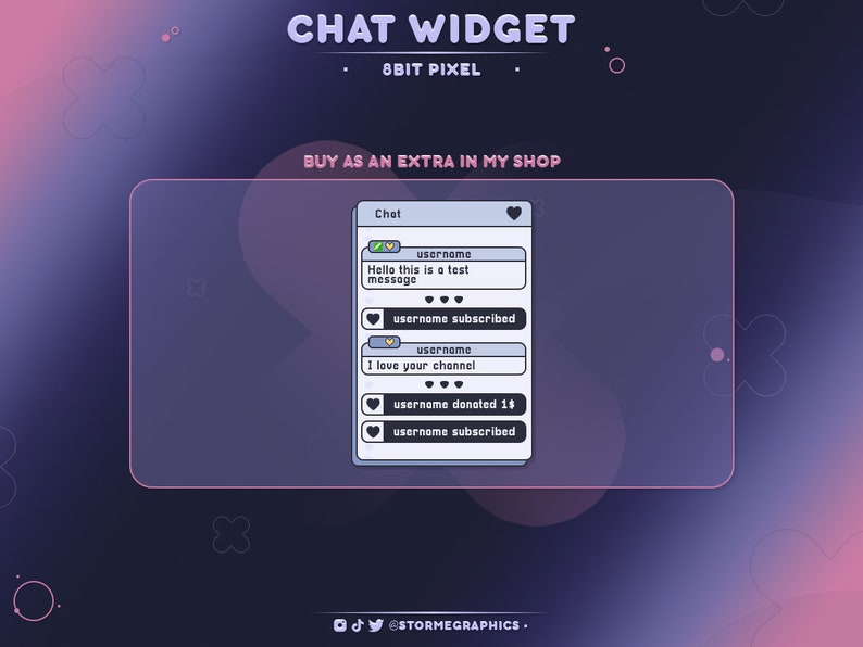 Animated 8bit Pixel Overlay Computer Stream Package - Etsy