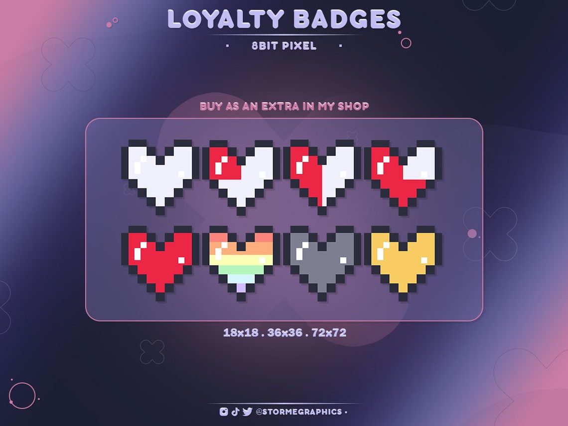 Animated 8bit Pixel Overlay Computer Stream Package - Etsy