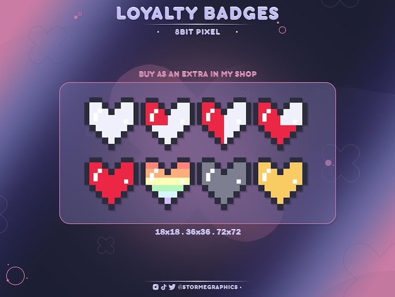 Animated 8bit Pixel Overlay Computer Stream Package - Etsy