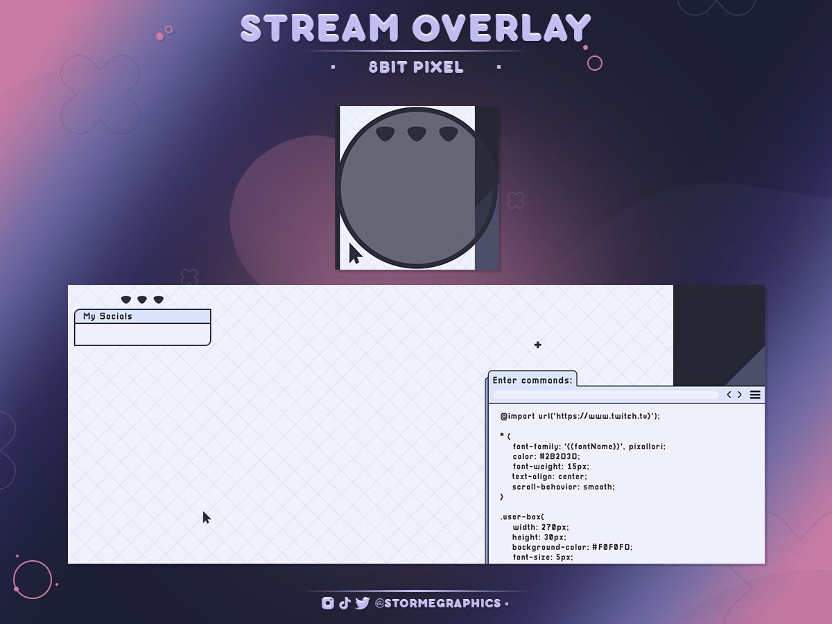 Animated 8bit Pixel Overlay Computer Stream Package - Etsy