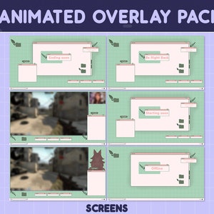 Animated Retro Lofi Overlay Cozy Stream Package - Etsy