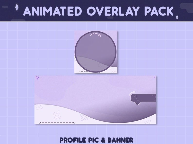 Animated Twitch Purple Overlay Windows 98 Stream Package - Etsy