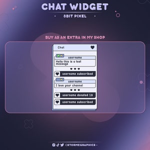 Animated 8bit Pixel Overlay | Computer Stream Package | Programer ...