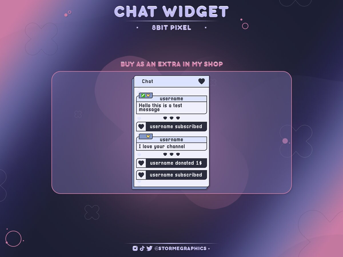 Animated 8bit Pixel Overlay Computer Stream Package - Etsy