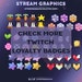 Cute Moon Twitch Widget Chat | Galaxy Streamelements Chat | Celestial ...
