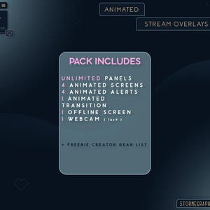 Pink Circus Animated Stream Package: Carnival Twitch Overlay - Etsy